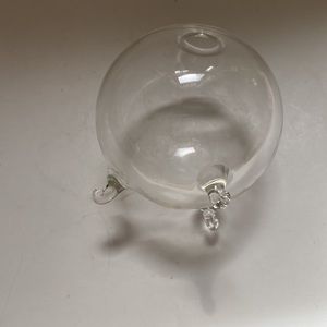 Marimo | Accents | Marino Two Round Vintage Blown Glass Footed Bud ...